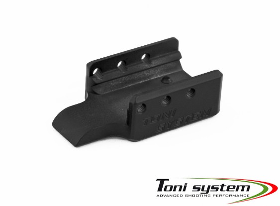 Toni System Frame weight for Glock 17 in brass, black colour 140 gr ...