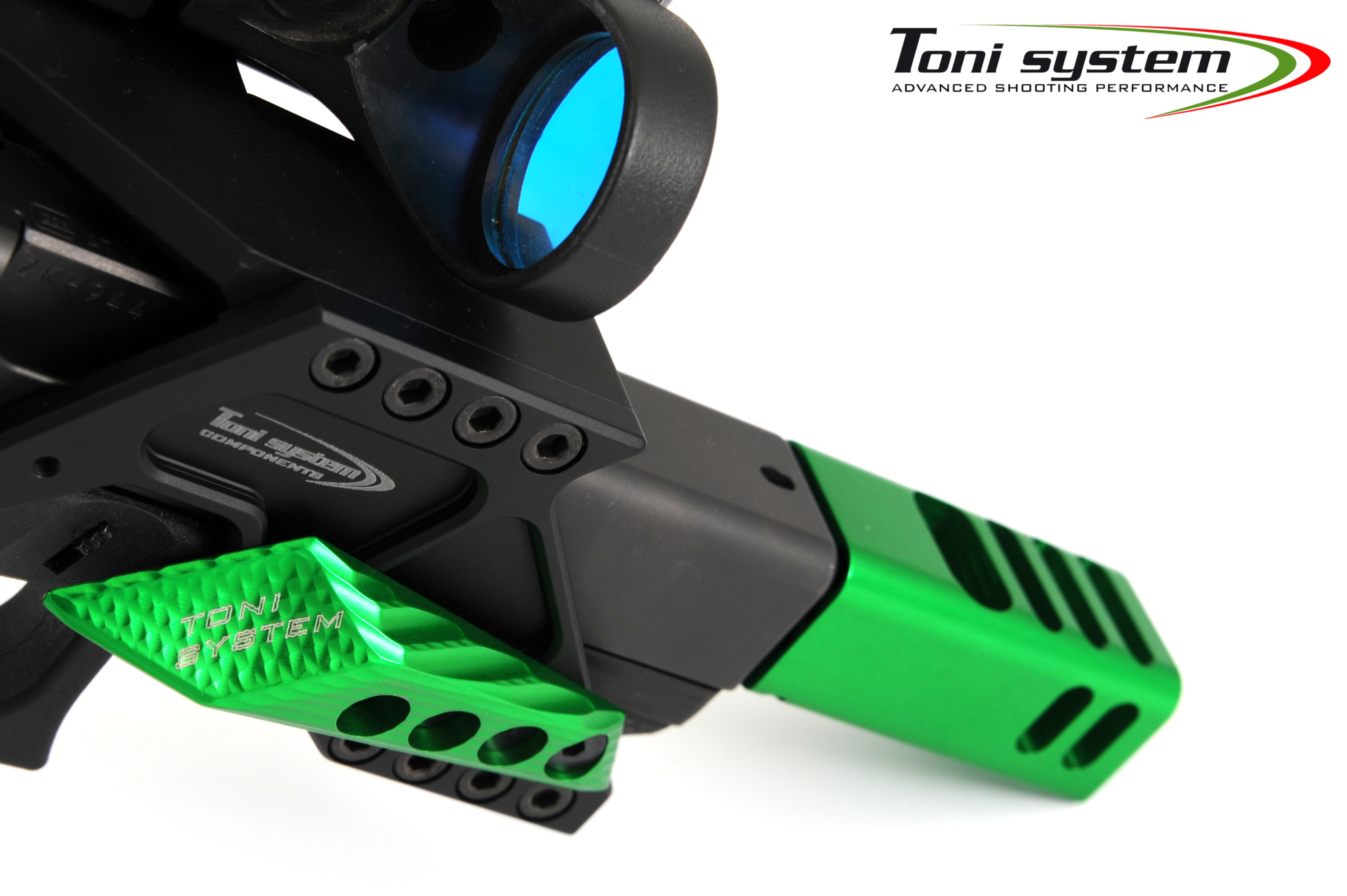 Toni System Pistol Glock Fäste inverted connection C-MORE - IPSCBUTIKEN